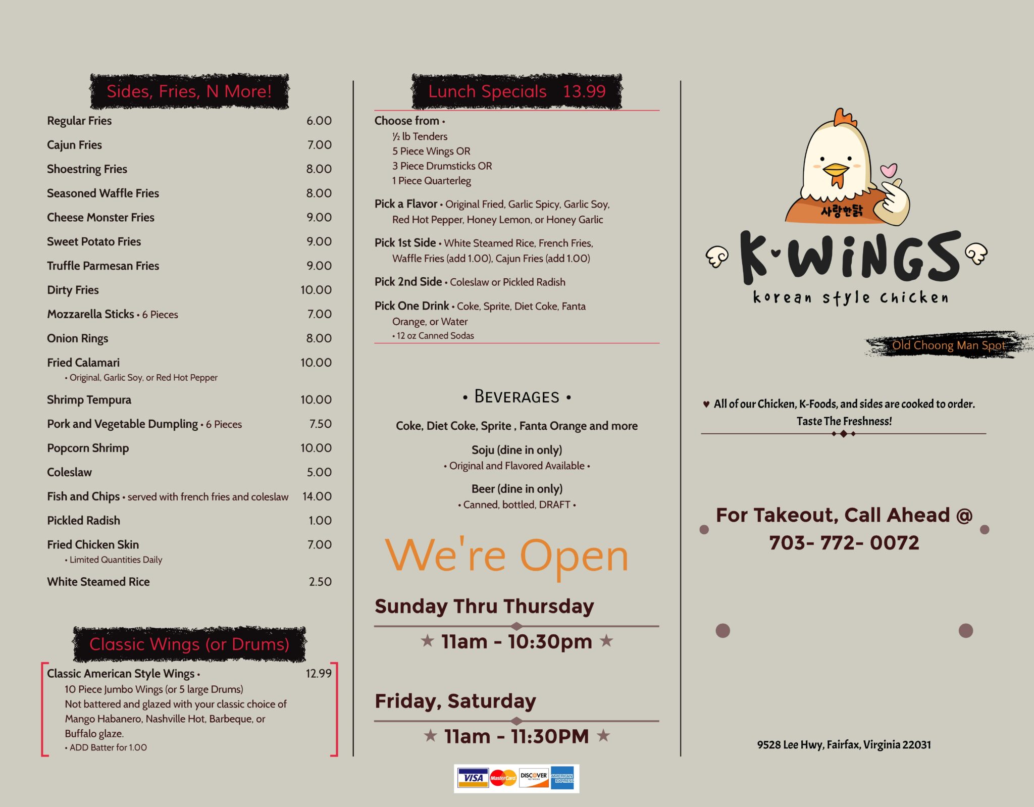 Home | K-Wings Korean Style Chicken